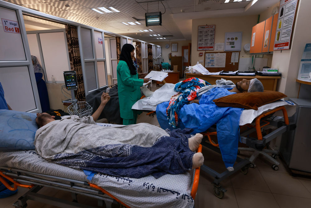Hospitals in south Gaza overflowing with hundreds of injured as Israeli ...